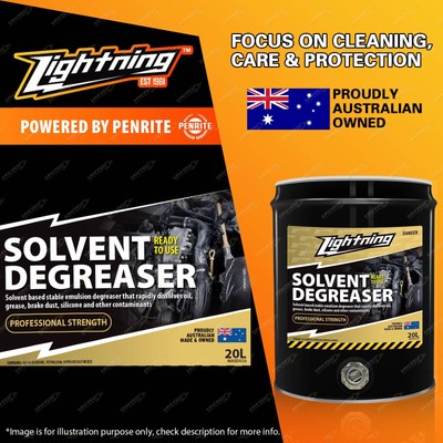 Lightning Solvent Degreaser professional strength solvent based 20L ...