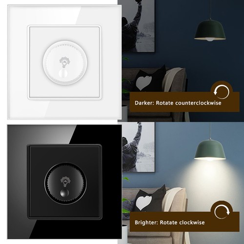 Rotary Dimmer Switch for LED Bulbs and Incandescent Lamps 1 to 150W ...