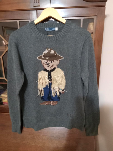 Polo Ralf Lauren Cotton Bear Jumper Sweater | eBay