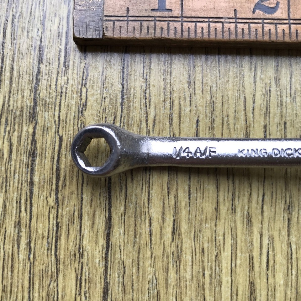 Vintage King Dick Small Ring Spanner 1/4” X 5/16” AF . | eBay UK