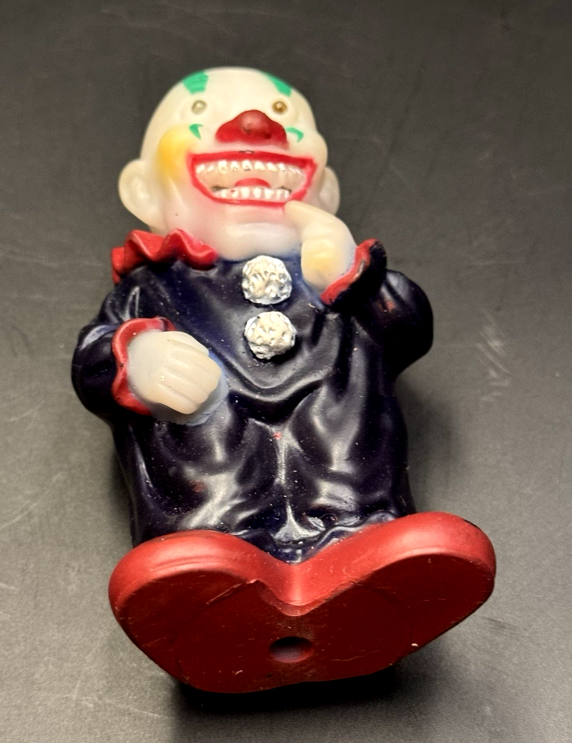 Vtg Pocket Screamer Scary Clown Talking Figure Rubber WORKS w/ NEW ...