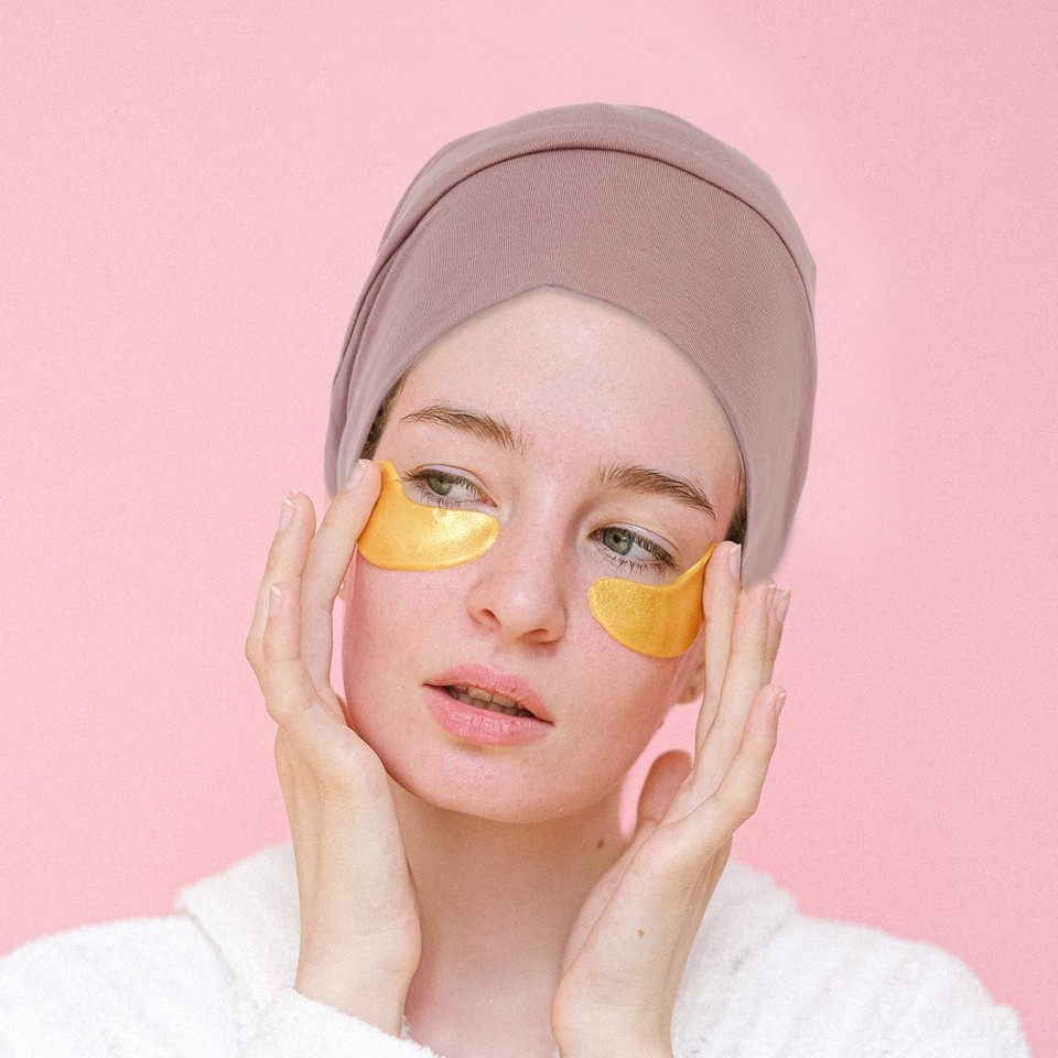 1Pc Female Hair Care Turban Night Sleep Bonnet Practical Hair Protector ...