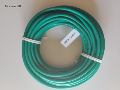 25ft. RJ11 RJ12 Green DSL Telephone Data Cable for AT$T, CenturyLink ...