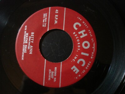 WAYNE HAAS BETTY ANN 45 RECORD LEAVE LINDA ALONE | eBay