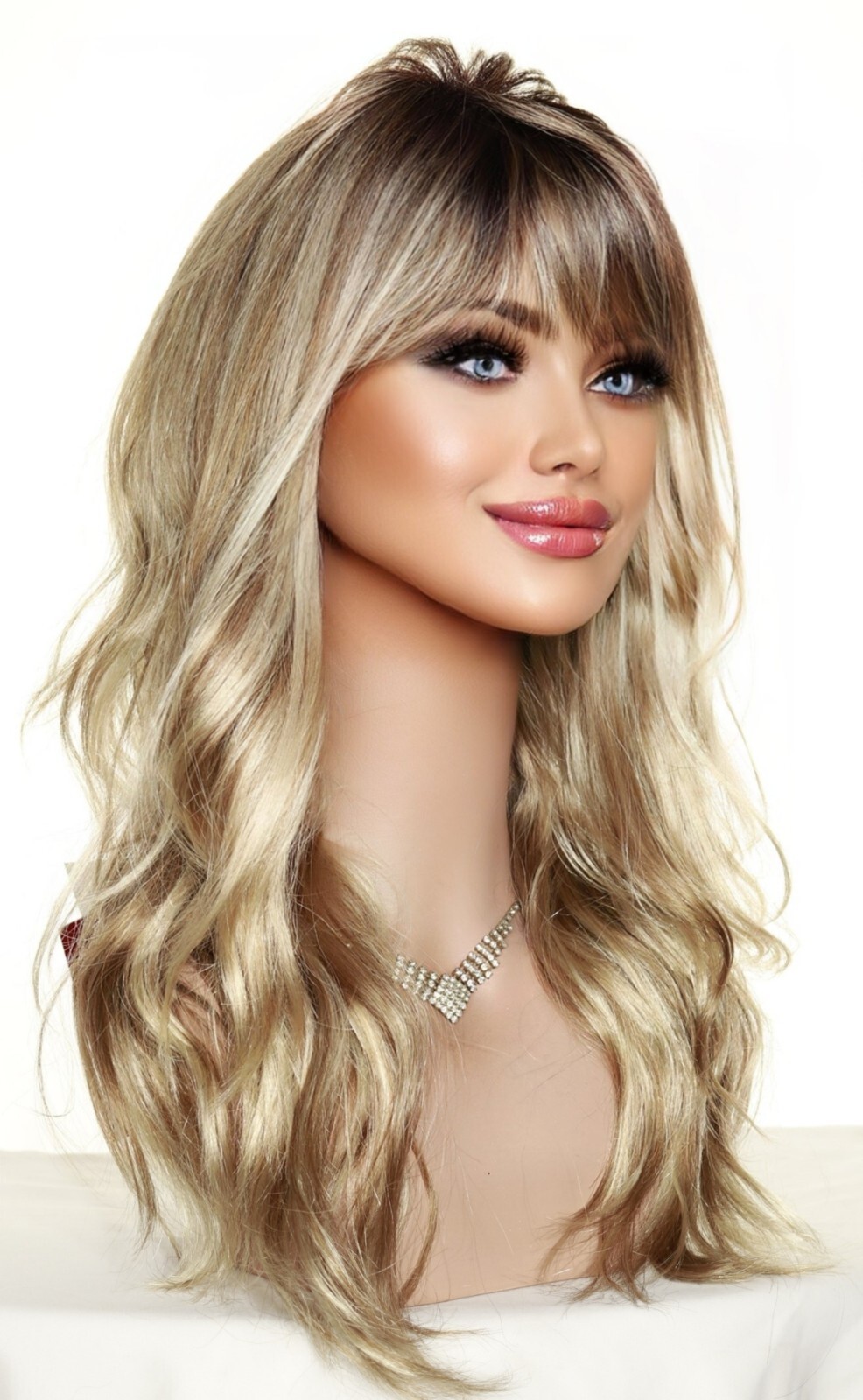 Wren | Rene of Paris Wig | Wavy Long Rooted Blond | Creamy Toffee R | eBay
