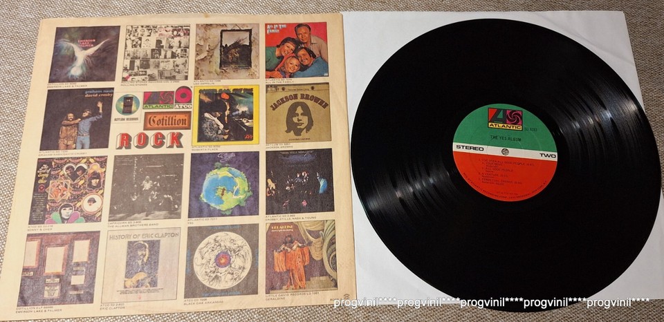 YES The Yes Album LP 1971 US Vinyl prog 1841 Broadway PR | eBay