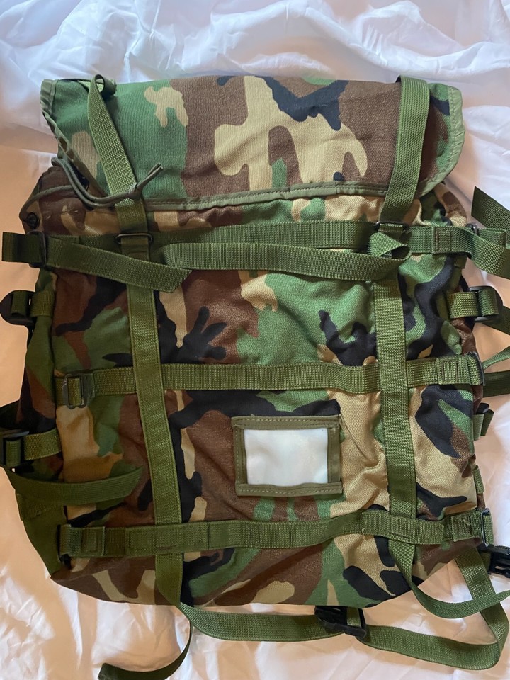 US Army Woodland M81 BDU Camo MOLLE Rucksack Main Pack only | eBay