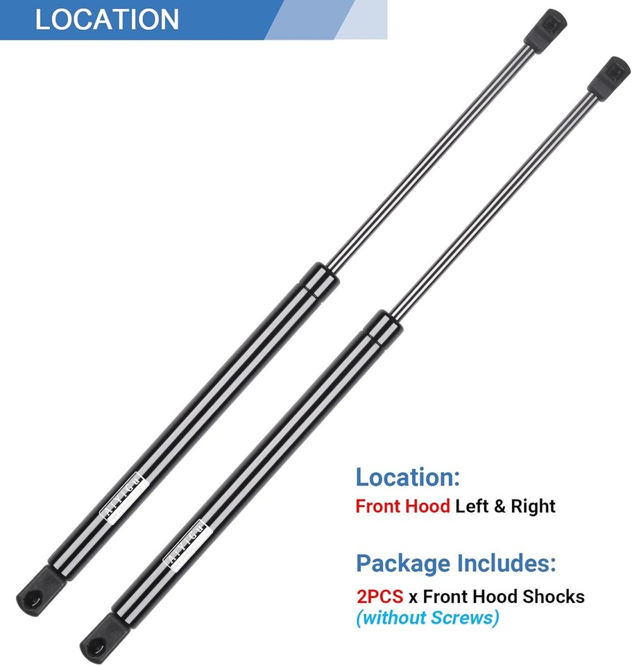 Front Hood Lift Supports Shocks for 1999-2007 Ford F-250 350 450 550 ...