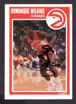 DOMINIQUE WILKINS AUTOGRAPH ON CARD MINT CONDITION | eBay