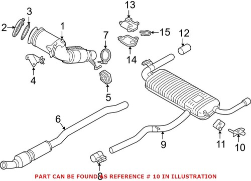Genuine OEM Exhaust System Hanger Bracket for BMW 18308617370 | eBay