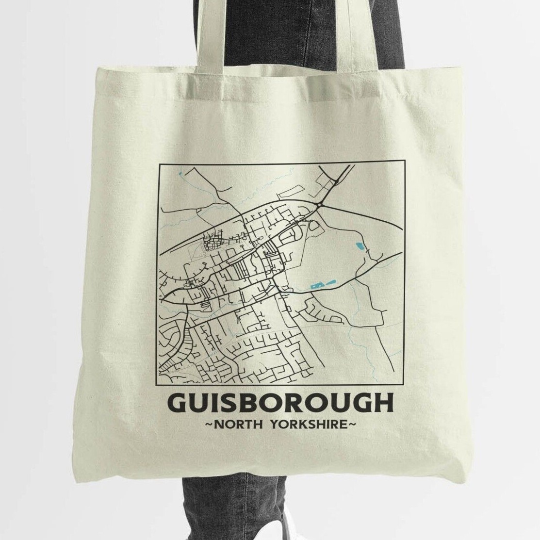 Guisborough - North Yorkshire City Street Map Tote Bag | eBay