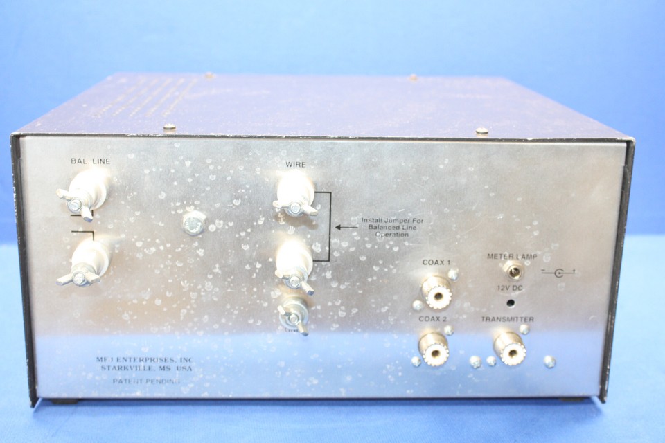 MFJ 989D 3KW Roller Inductor Antenna Tuner with Cross Needle Power and ...