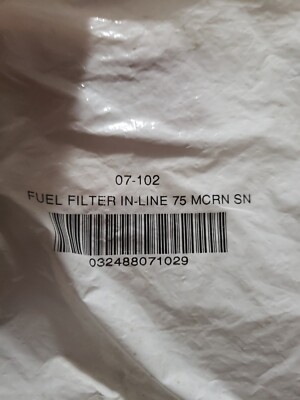 07-102 Fuel Filter Inline 75 Micron | eBay