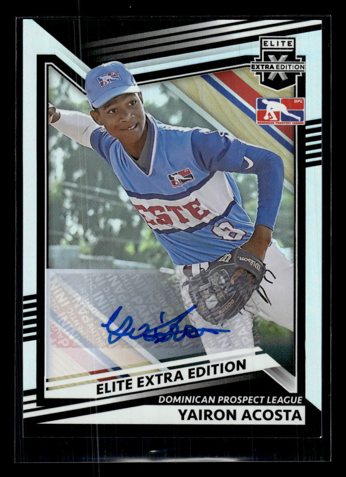 2022 Panini Elite Extra Edition #194 Yairon Acosta Decade Die Cut Auto ...