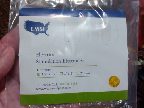 EMSI 1.7x1.7 Electrical Tens Stimulation Electrodes Expired 3/24 | eBay