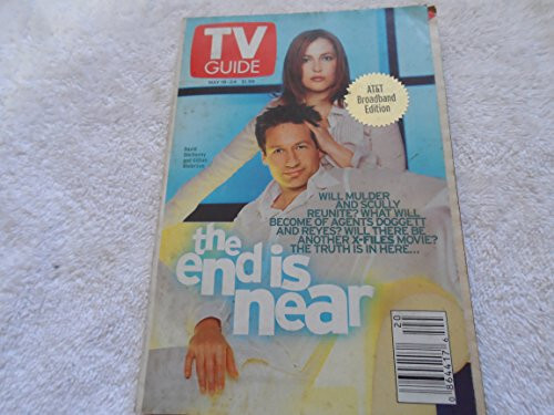 TV Guide 2002 Issue #2564 May 18-24 David Duchovny Gillian Anderson X ...