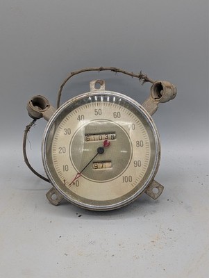 Vintage 1935 1936 Ford Flathead Speedometer Gauge, 100 mph-Working Trip ...
