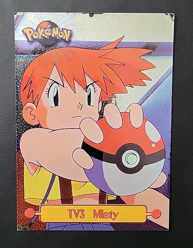 HP! TV3 Misty 1999 Topps Pokemon TV Animation Textured Silver Foil ...
