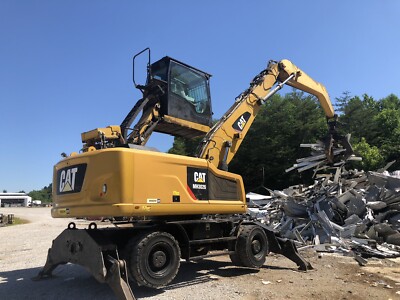 Cat MH3026 Material Handler Scrap Processing Demolition Grapple Genset ...