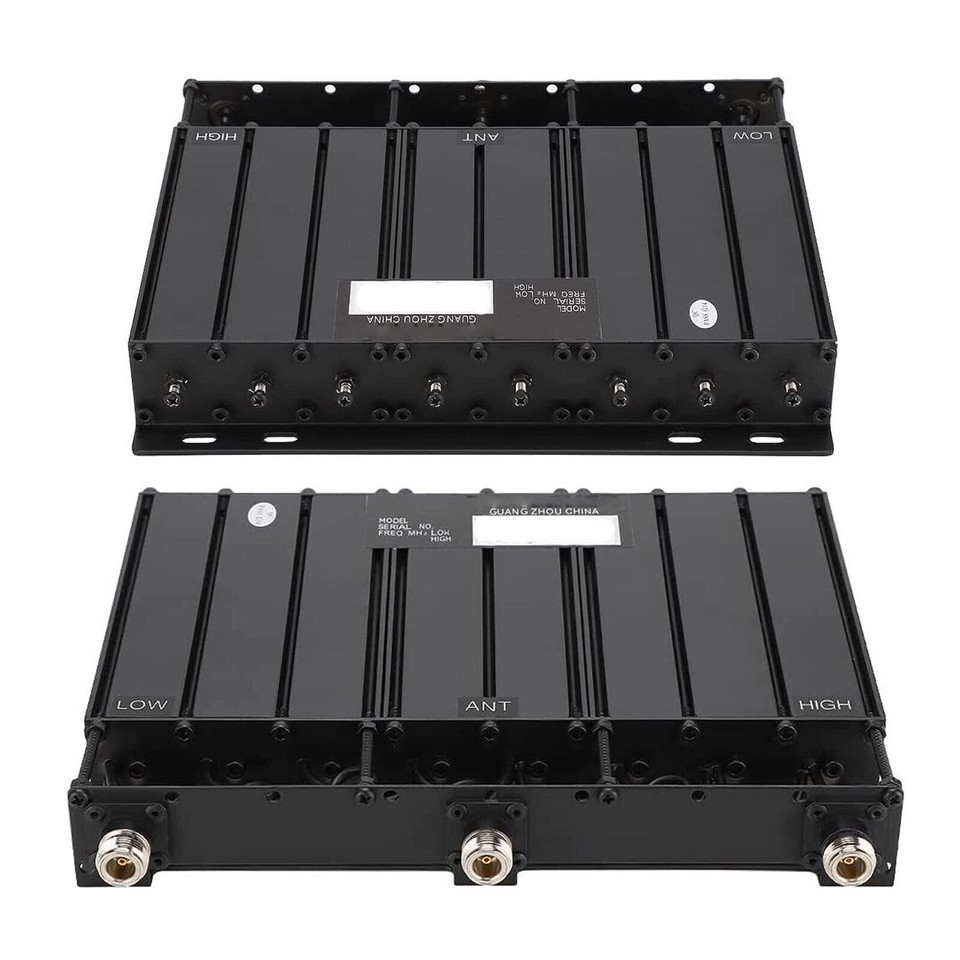100w Uhf 8 Cavity Duplexer N Connector Free Tune Radio Repeater 400m ...