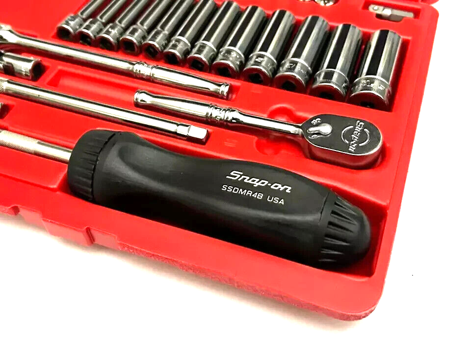 NEW Snap-on™ 1/4" drive 31-pc 131TMPB 6-point METRIC General Service ...