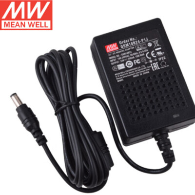 MEANWELL Power Adapter GSM18B24-P1J 24V 18W | eBay