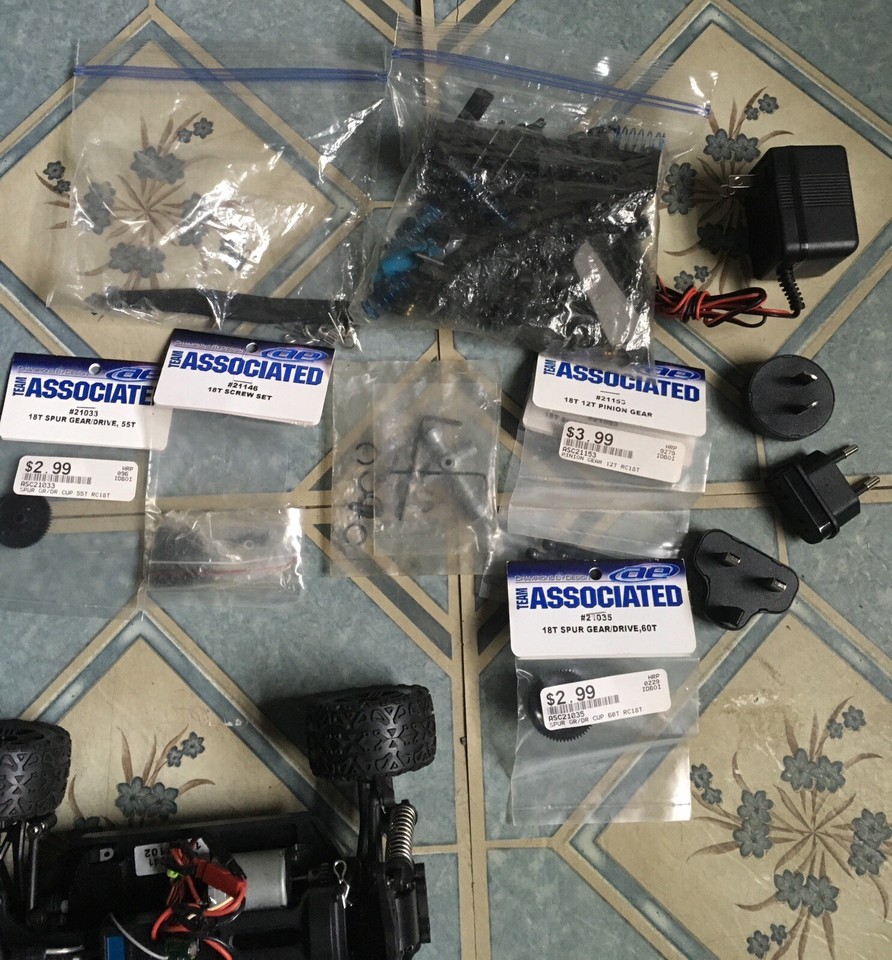 Team Associated Rc18r Touring Car And Exceed Madbeast 1/18 Truck | eBay