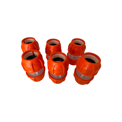 Lot of 6 (Orange) Clear Lock Coupler 1.50 (1 1/2) similar Dura-Line ...