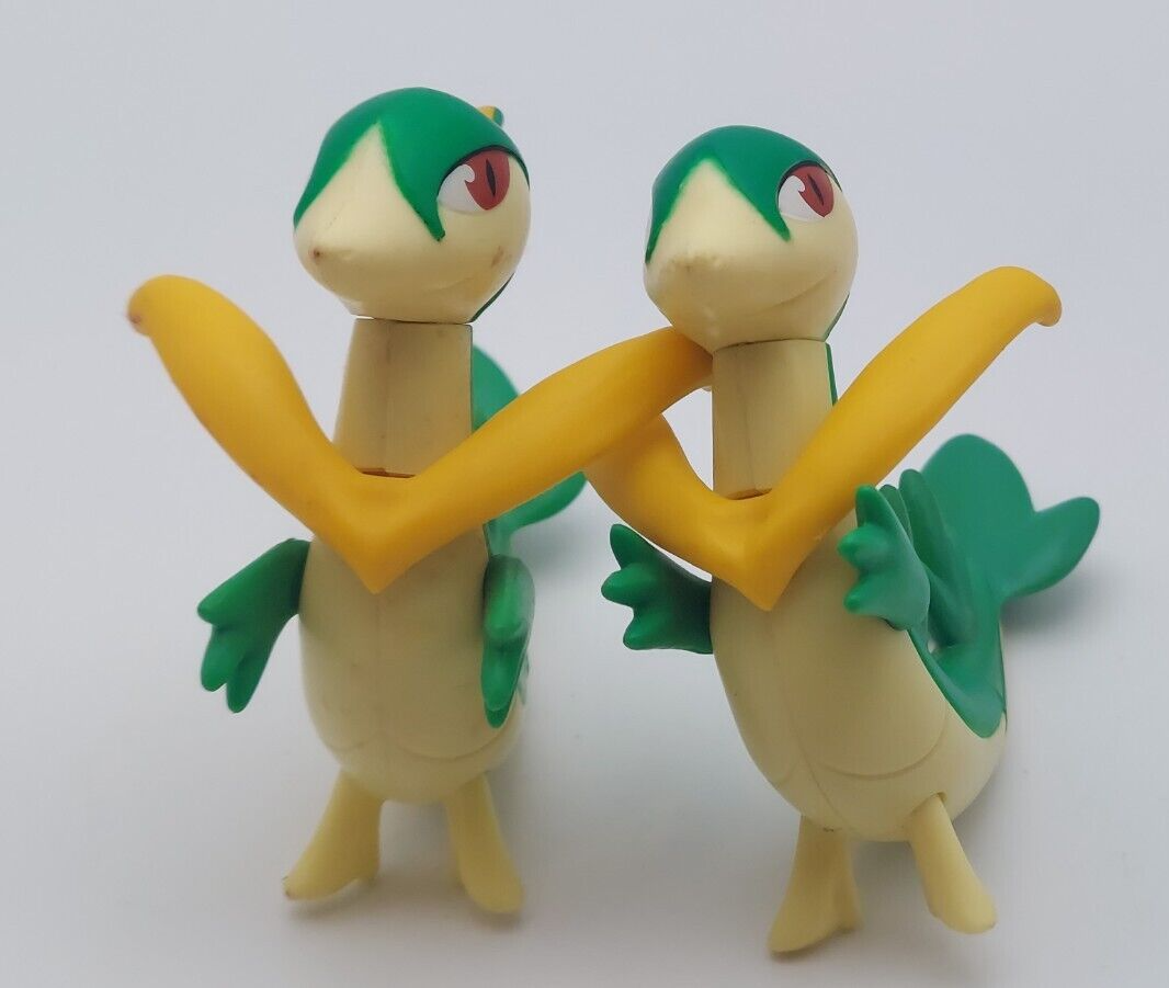 Lot of 2 Nintendo Pokémon Servine Snivy Toy Figure McDonalds 2012 Happy ...