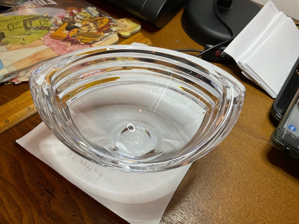 Lenox Ovations Crystal Collection Azar 7" Bowl Candy Dish | eBay