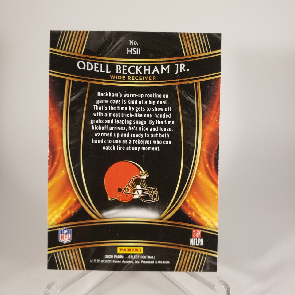 2020 Panini Select Hot Stars Odell Beckham Jr. #HS11 Cleveland Browns ...