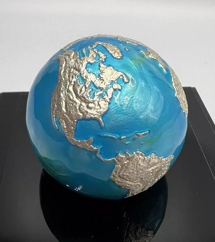 2020 Barbados Blue Marble Planet Earth Globe 3 oz Pure Silver Spherical ...