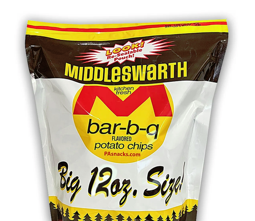 Middleswarth Kitchen Fresh Big Bag BBQ Potato Chips, 2-Pack 12 oz. Bags ...