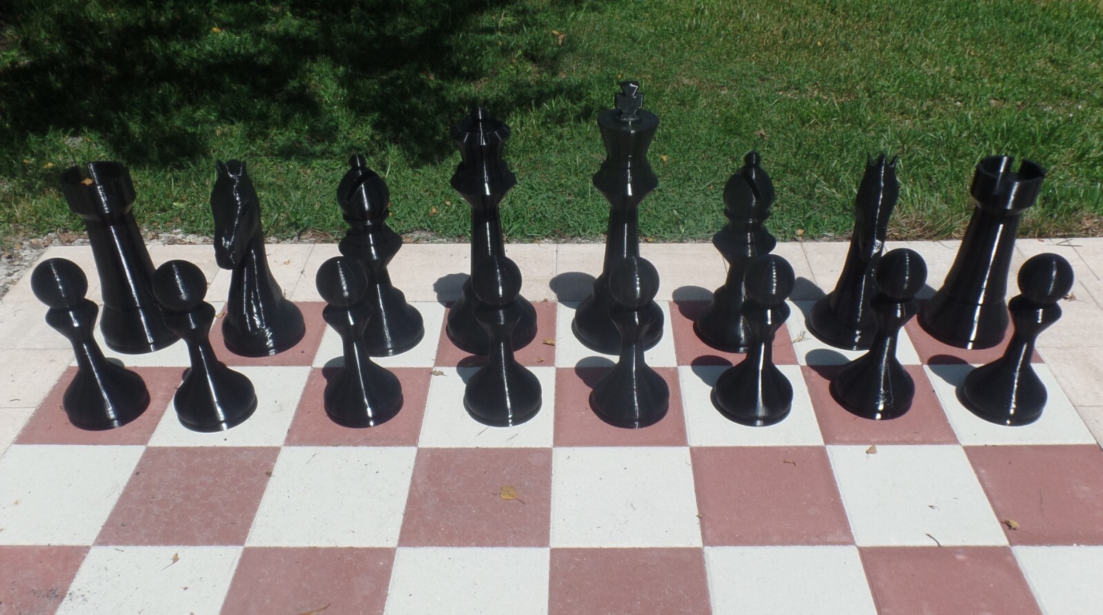 Giant 24 Inch Chess Set with 25-inch tall Kings Indoor outdoor | eBay