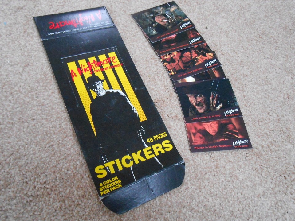 A NIGHTMARE ON ELM STREET - 6 CARD Ltd EDITION PROMO PREVIEW CARDS NMP1 ...