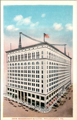 Postcard John Wanamaker Building Philadelphia Pa | eBay