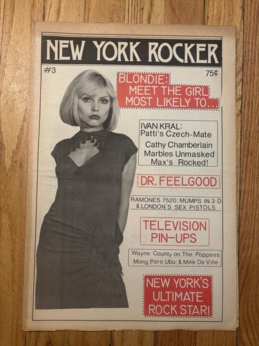 New York Rocker Magazine # 3 Blondie Debbie Harry The Ramones | eBay