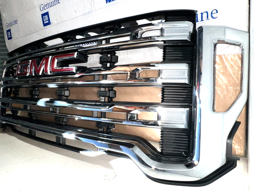 2020-2023 GMC SIERRA 2500/3500HD GRILLE- NEW OEM- CHROME 84656391 SLE ...