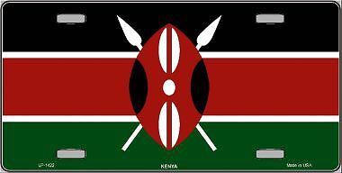 Kenya Flag Metal Novelty License Plate Tag LP1422 | eBay