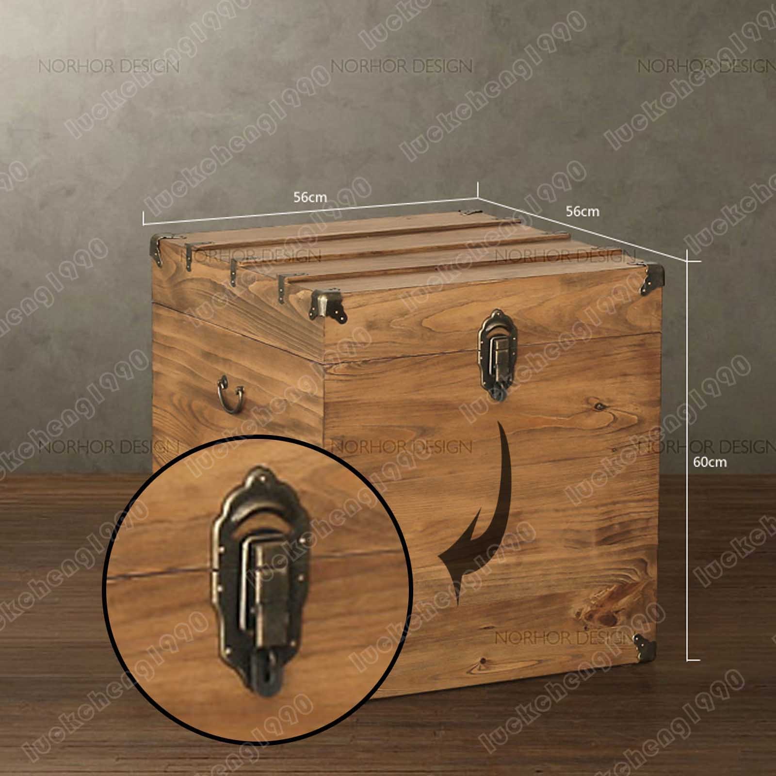 Super Large Lockable Trunk Toggle Catch Chest Wooden Box Case Hasp ...