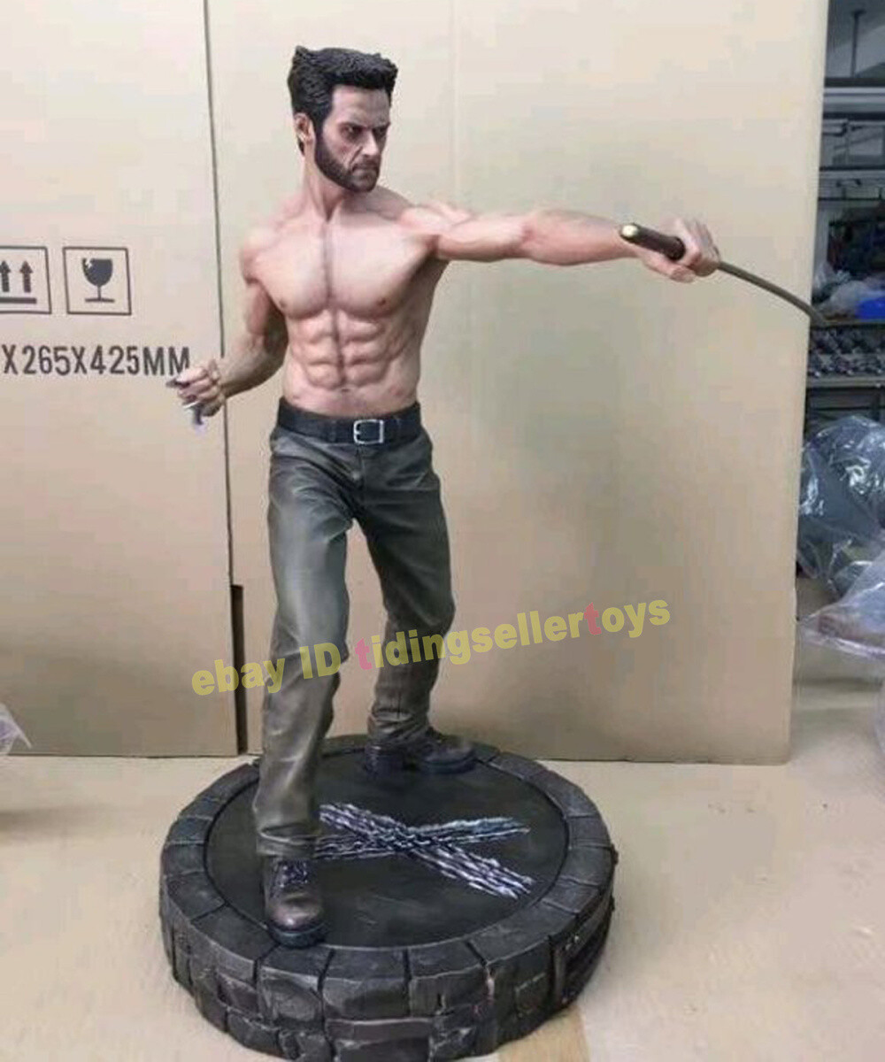 Red devil club 1/4 X-Men Wolverine Hugh Jackman Statue GK Painted Resin ...