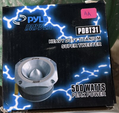 Pyle Driver PDBT31 500Watt Heavy Duty Titanium Super Tweeter | eBay
