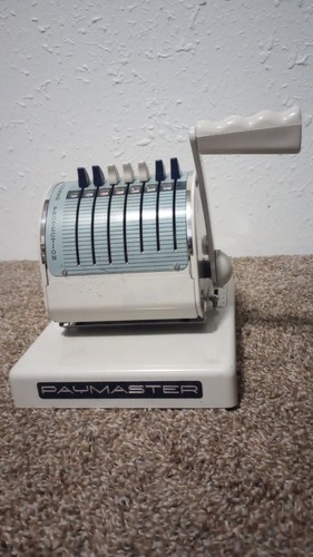 Paymaster Series X-900 Ribbon Writer Check Embosser NO key Chicago USA ...
