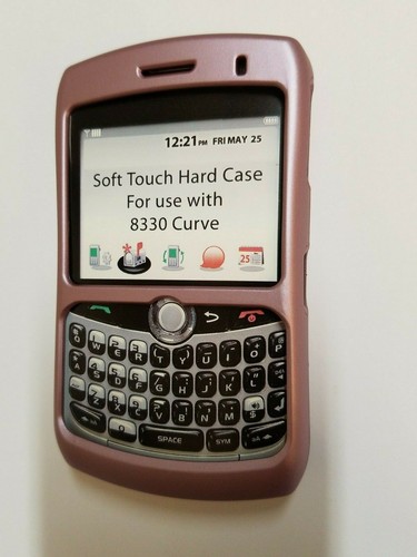 For Blackberry Curve 8300 Seidio Soft Touch Hard Case 8310 Cover Qwerty ...