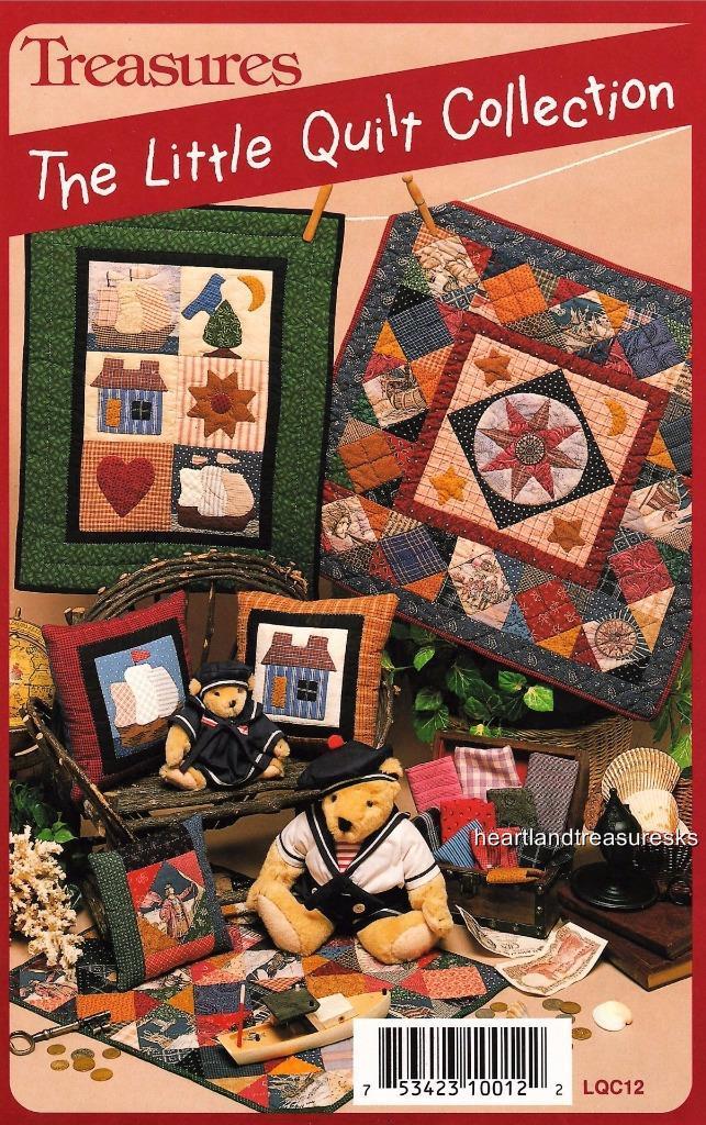 Treasures Applique & Pieced Miniature Quilt Pattern Projects by Little ...