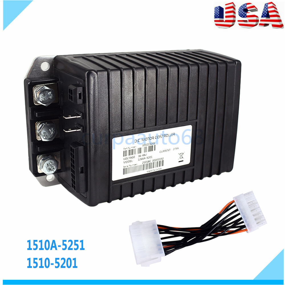 1510-5201 DC Motor Controller 48V 275A For Curtis Club Car 1510A-5201 ...