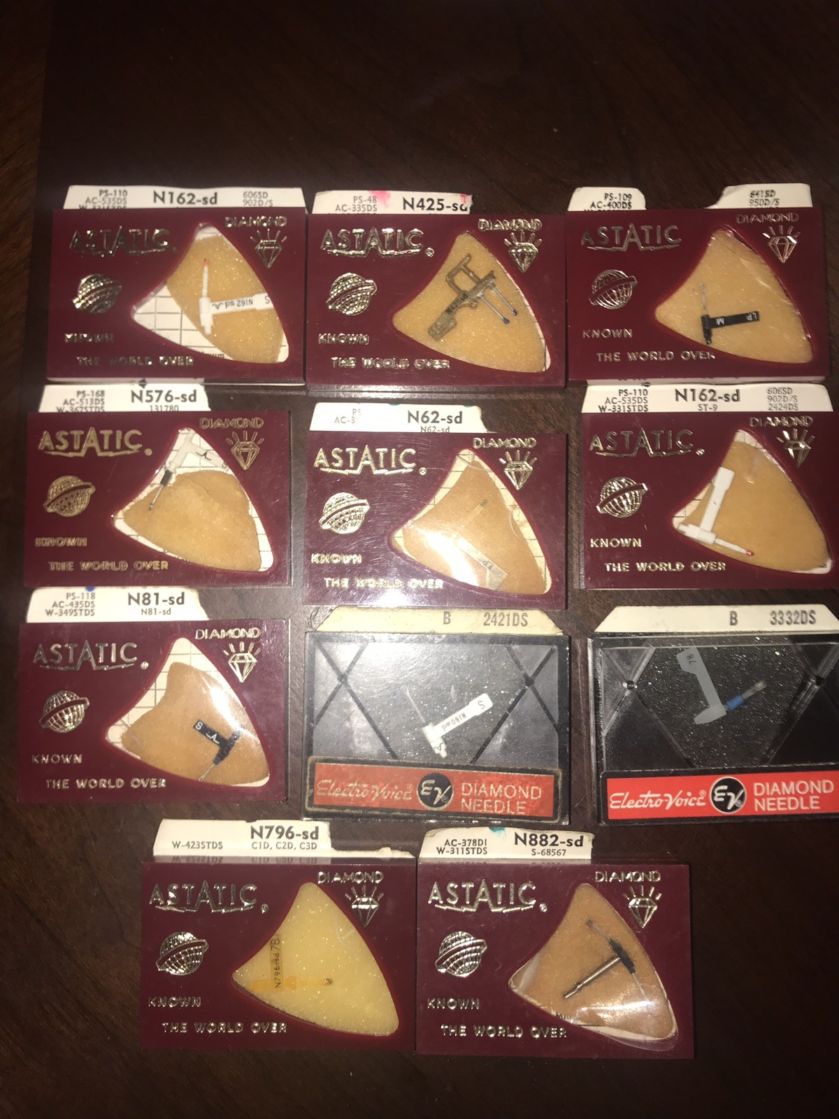 Astatic Record NEEDLES Look at pictures 9 different types of needles | eBay