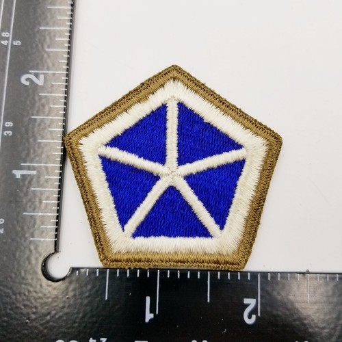 WW-2 US 5th Army Corps OD Border Cut Edge Green Back Patch NOS WWII ...
