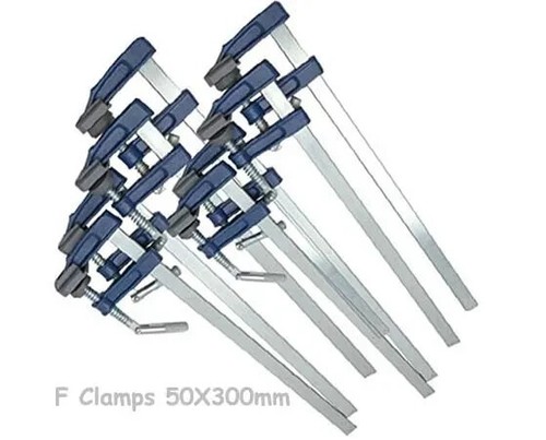 BrickLayer Profile F Clamp 50X300mm Metal Handle wood working F-Clamp ...