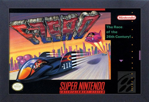 SUPER NINTENDO F-ZERO 13x19 FRAMED GELCOAT POSTER CLASSIC SNES COOL ...